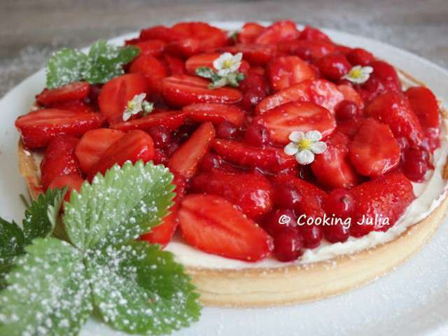 Recettes de Tarte aux Fruits Rouges de Cooking Julia