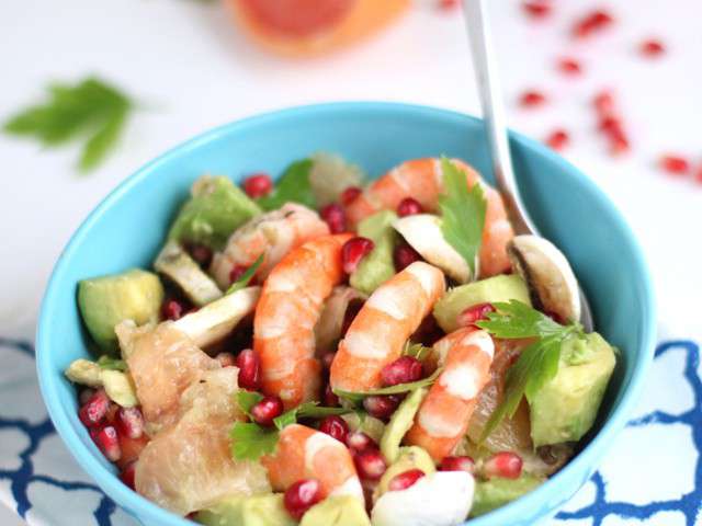Recettes De Salade Crevette Et Pamplemousse