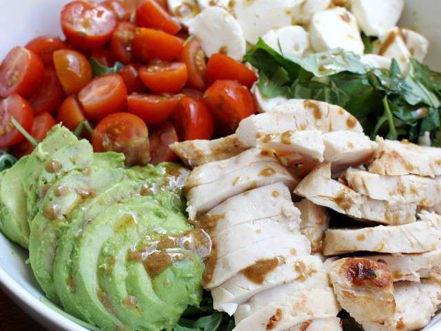 Recettes de Salade de poulet et Mozzarella