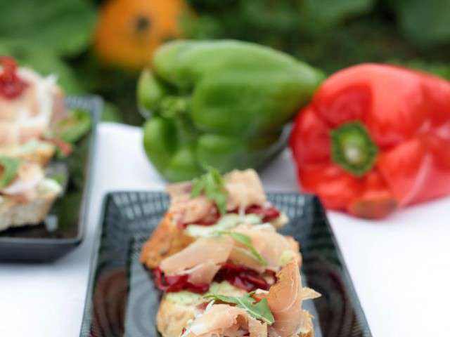 Recettes de Crostini et Poivrons