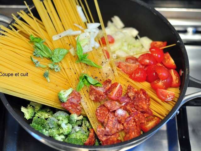 Recettes de Spaghetti de Coupe et cuit