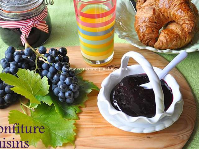 Recettes de Confiture de raisins et Fruits