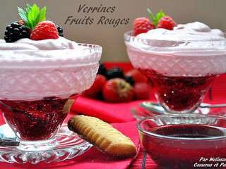 Les Meilleures Recettes de Verrines et Fruits rouges