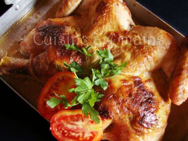 Recettes de Poulet rôti de cuisine à 4 mains