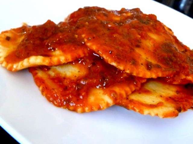 Recettes de Ravioli et Sauce tomate