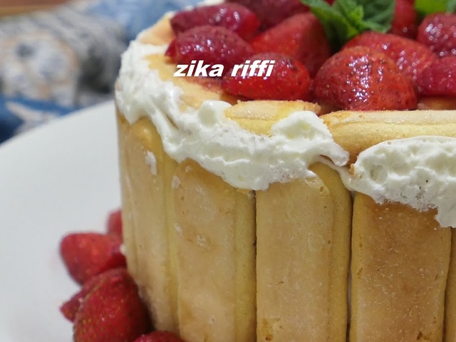 Recettes de Charlotte de Fraises Facile Et Rapide