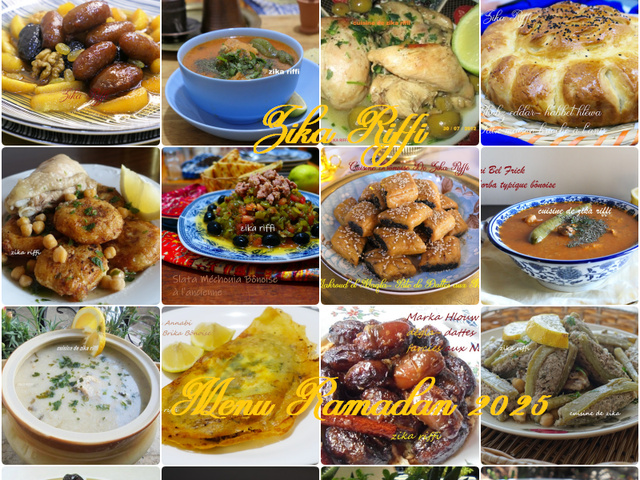 Recettes d'Idees Menu Ftour de Cuisine Bônoise de Zika