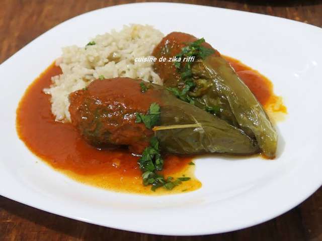 Recettes de Poivrons Farcis Frits Felfel Mahchi