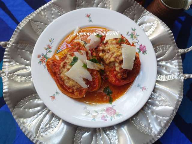 Recettes de Poivrons Rouges Farcis