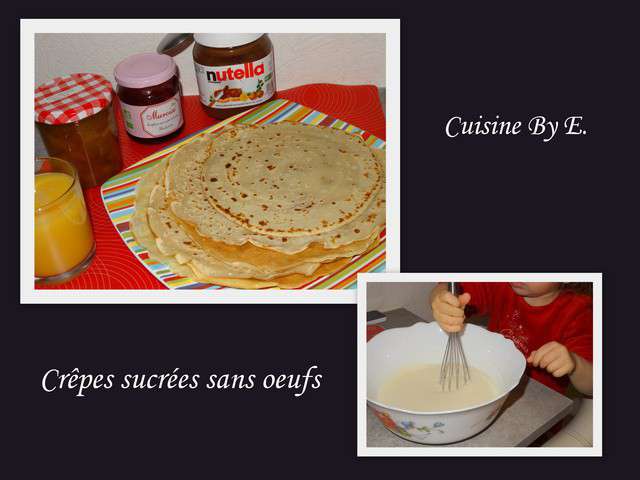 Recettes de Crêpes Sucrées de Cuisine By E