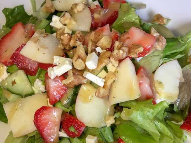 Recettes de Salade concombre et Fraises