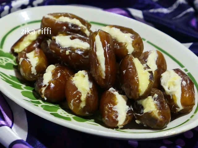 Recettes de Dattes Fourrees au Beurre Frais