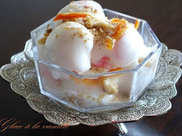 Recettes de Glace à la vanille de Cuisine De Zika