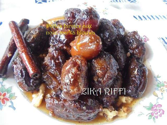 Recettes de Dattes Farcies aux Noix