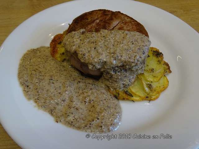 Recettes de Sauce aux champignons et Tournedos
