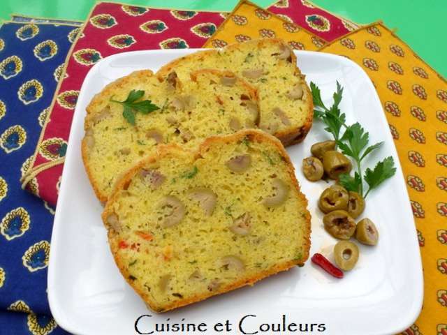 Recettes de Cake aux olives de Cuisine et Couleurs
