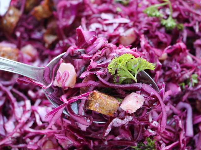 Recettes de Salade de chou rouge de Cuisine-facile.com