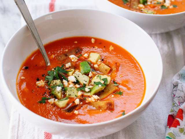 Recettes de Soupe aux poivrons