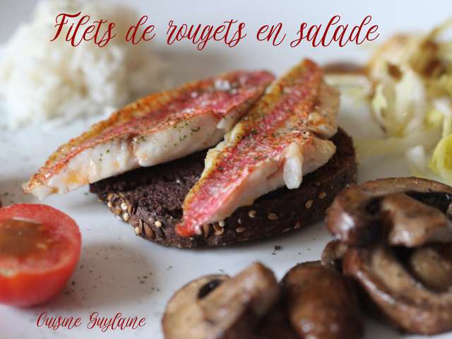 Recettes de Rougets et Salades