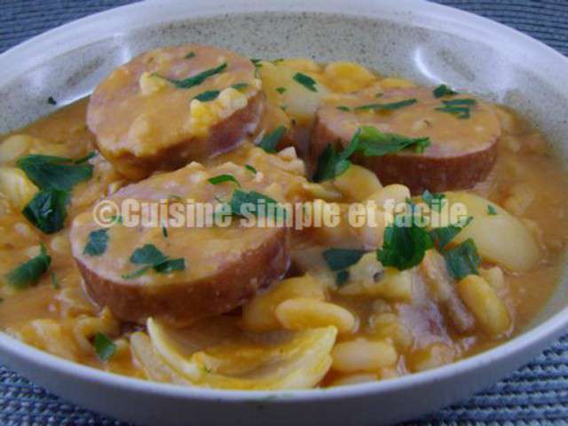 Recettes de Haricots Blancs de Cuisine simple et facile