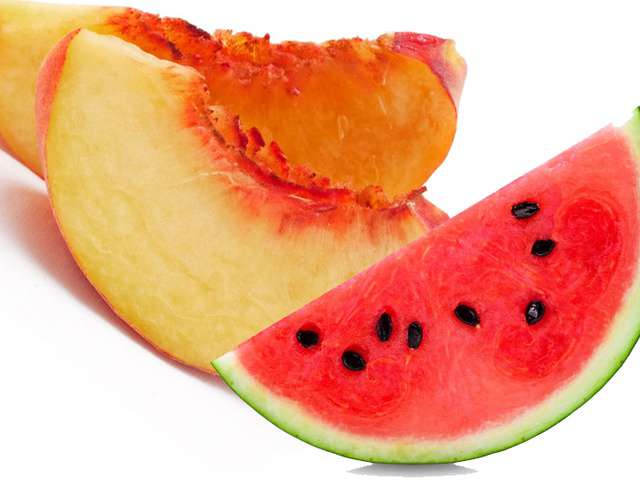 Recettes de Pastèque et Pêche