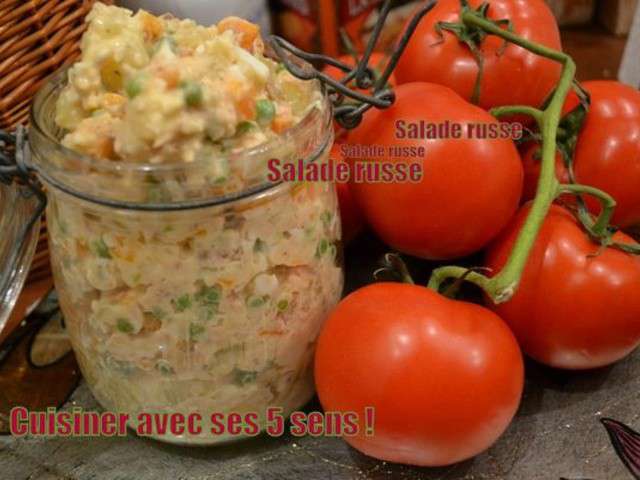 Recettes de Salade russe de Cuisiner avec ses 5 sens