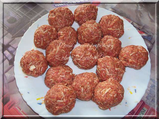 Recettes de Boulettes de Viande de cuisiner et papoter
