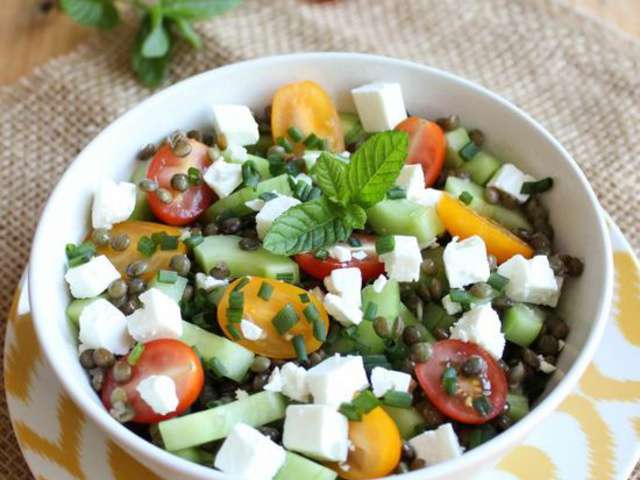 Recettes de Salade de lentilles de Cuisiner Sans Gluten