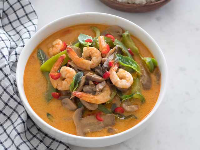 Recettes de Crevettes au curry de Cuisinons en Couleurs