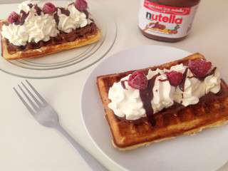 Recettes de Gaufres et Nutella