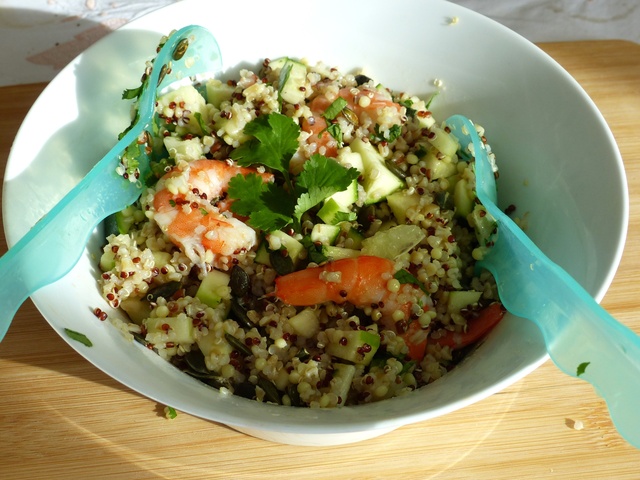 Recettes de Salade quinoa de cvouslechef - le blog