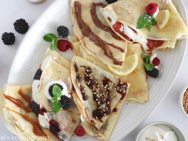 Recettes de Crêpes Sucrées de Del's cooking twist