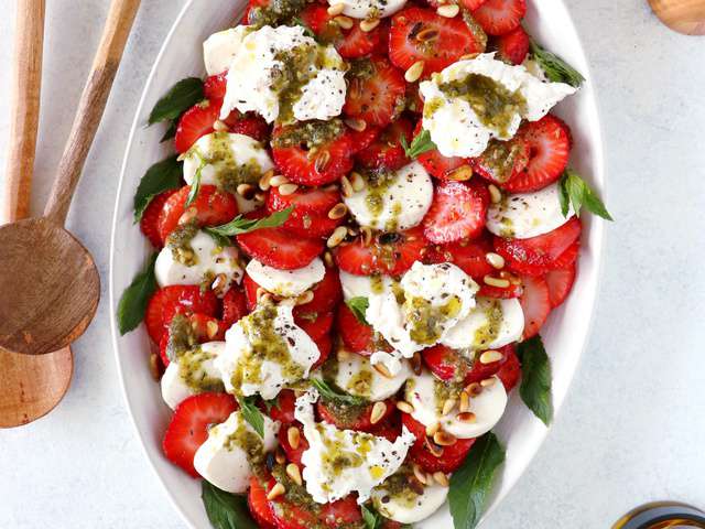 Recettes de Salade de fraises de Del's cooking twist