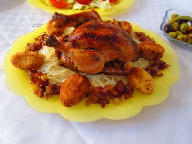Recettes de Poulet rôti de Délice & gourmandise recettes algériennes