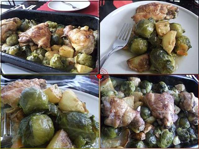 Les Meilleures Recettes de Choux de Bruxelles et Poulet
