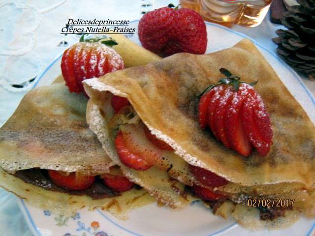 Recettes de Crêpes fourrées de Délices de princesse