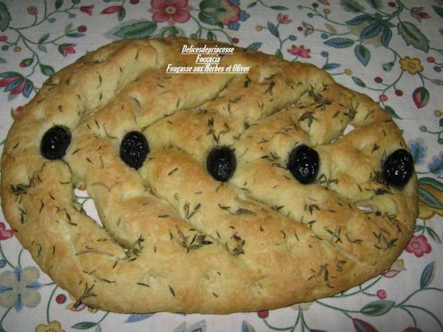Recettes de Fougasse de Délices de princesse