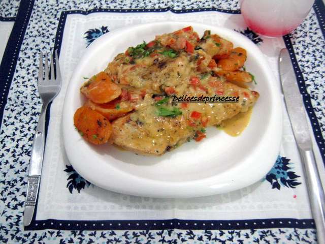 Recettes de Poitrine de poulet de Délices de princesse