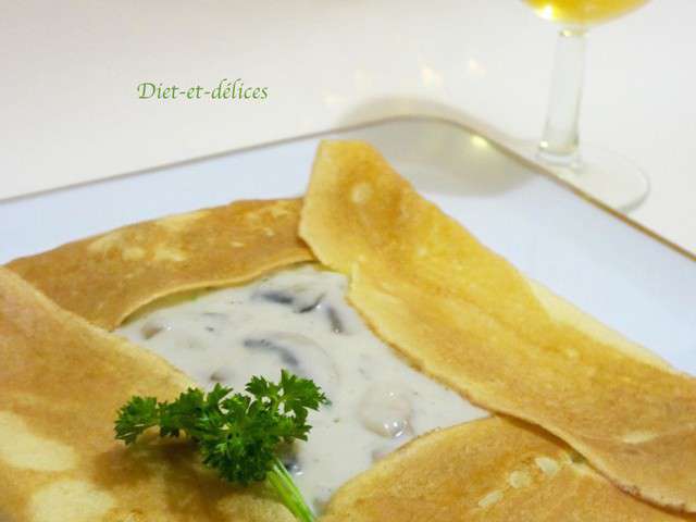 Recettes de Crepes aux Champignons de Diet-et-delices