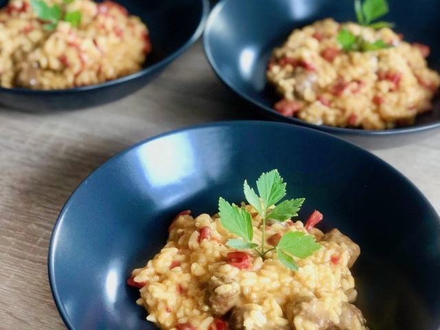 Recettes de Risotto aux Merguez