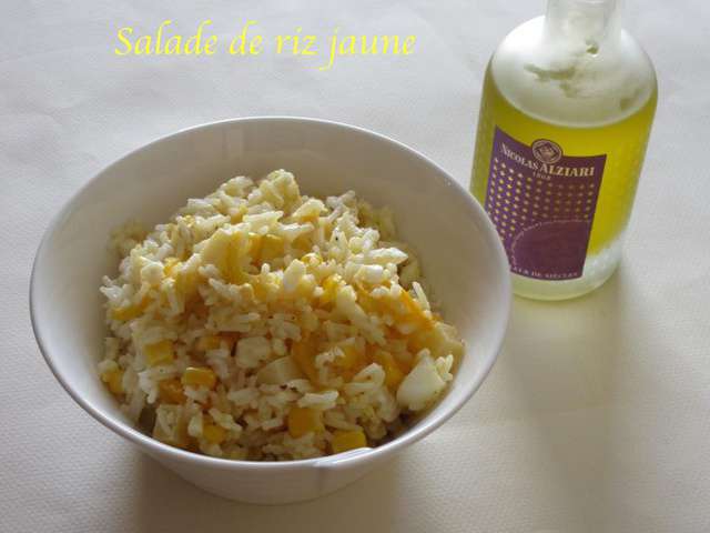 Recettes de Salade de Riz Jaune