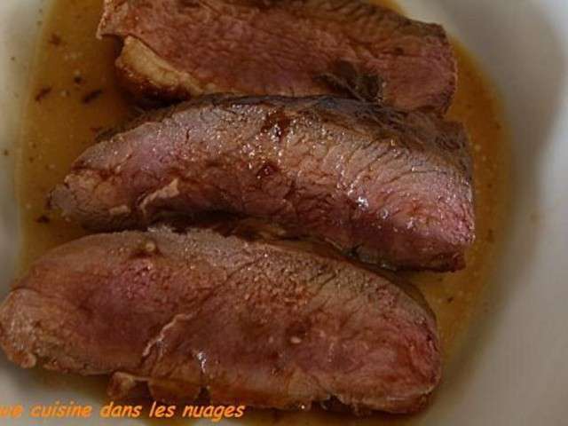 Recettes de Filets de Canard de douce cuisine dans les nuages