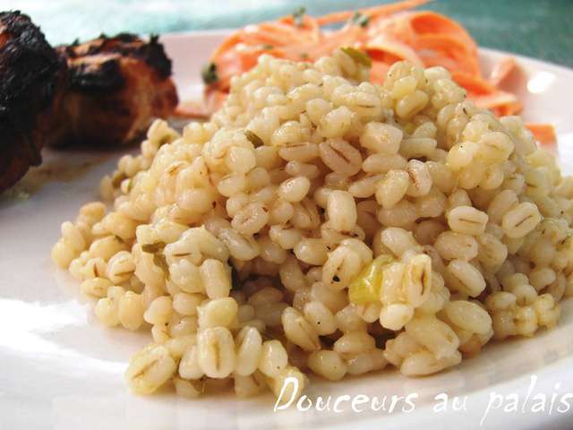 Recettes d'Orge de Douceurs au palais