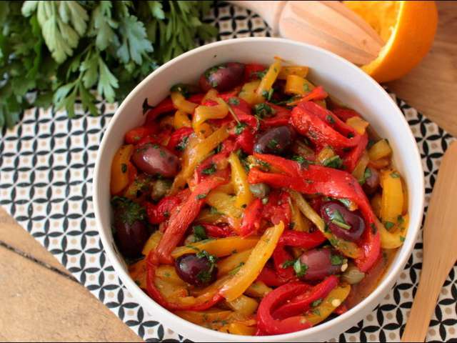 Recettes de Salade de poivrons de Happy papilles