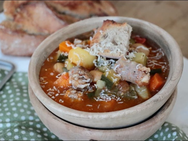 Recettes de Soupe de légumes d'été