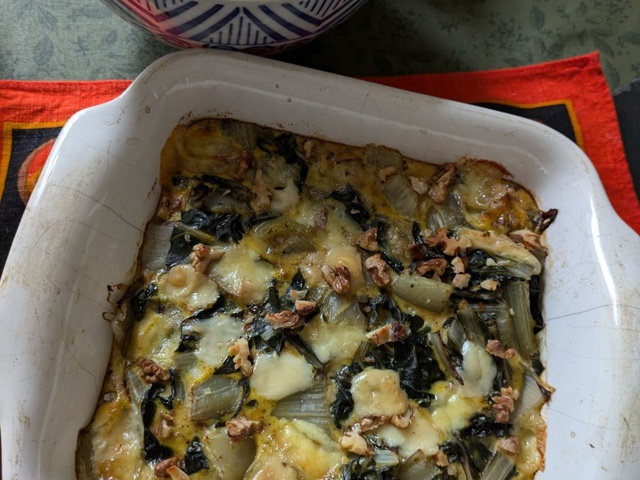 Recettes de Gratin de blettes de Du côté des framboisiers