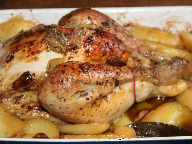 Recettes de Poulet rôti - 2