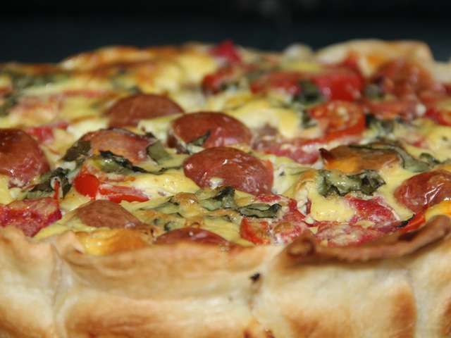 Recettes de Quiche au chèvre de " Du jardin et du marché à l'assiette ...