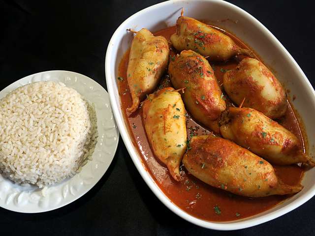 Recettes de Calamars Farcis