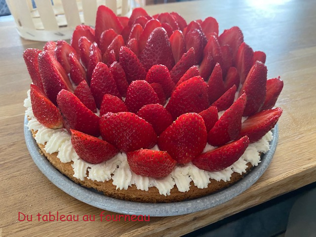 Recettes de Tarte aux Fraises de Du tableau au fourneau